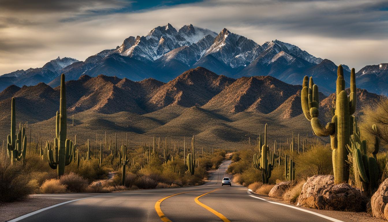 Tucson driving views
